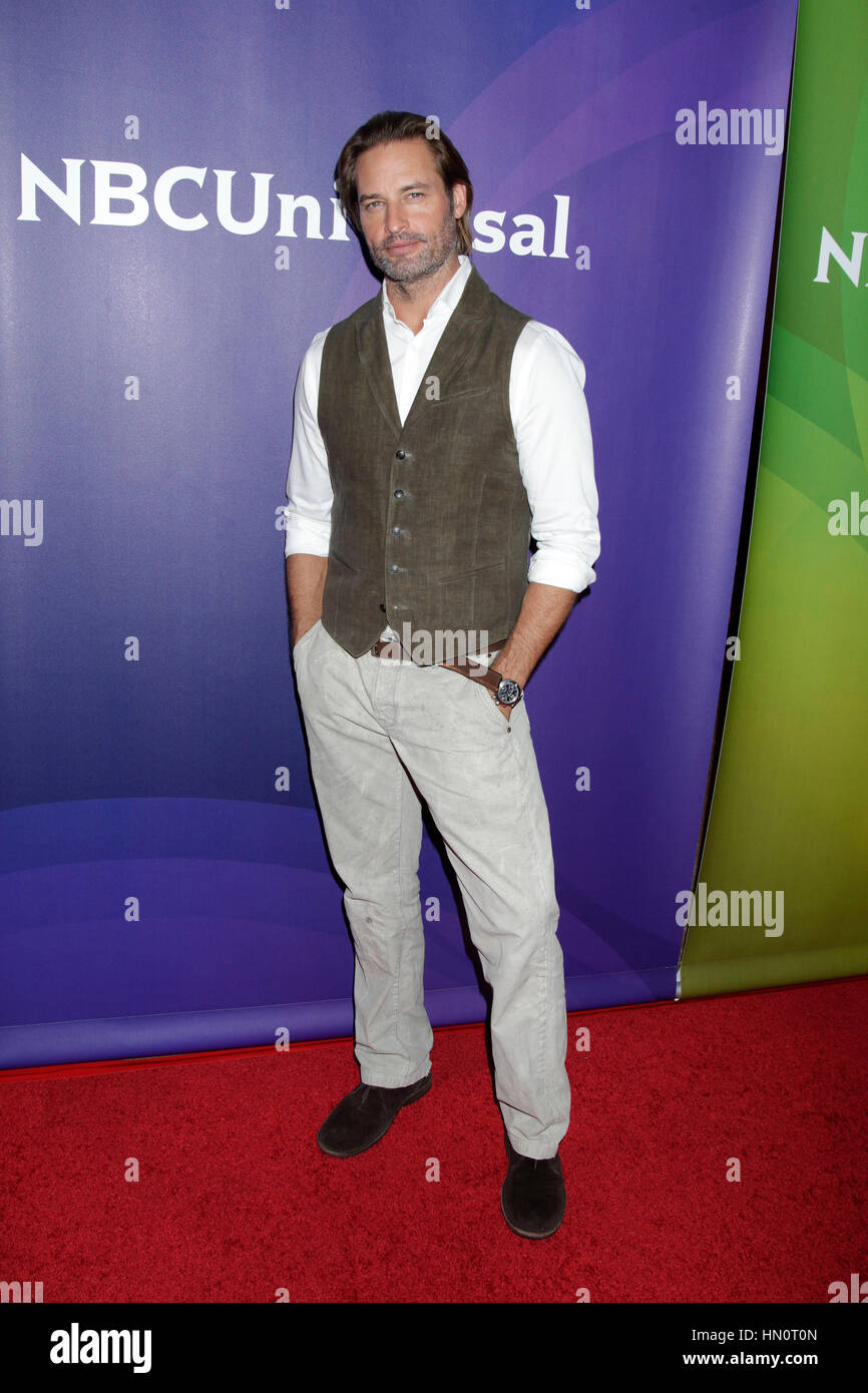 Josh Holloway arrives at the NBCUniversal Press Tour at the 2015 TCAs ...