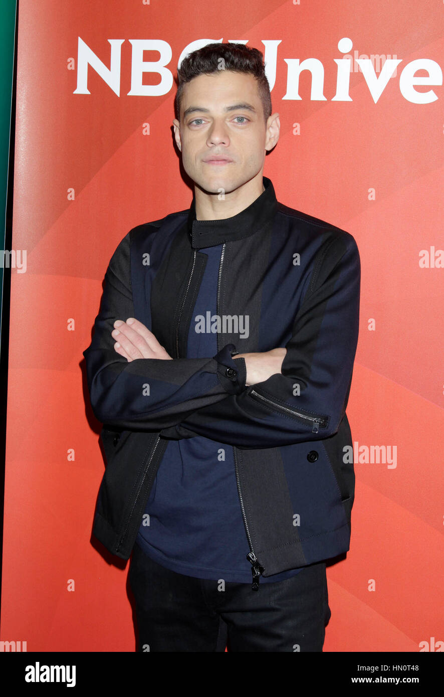 Rami Makek arrives at the NBCUniversal Press Tour at the 2015 TCAs on ...