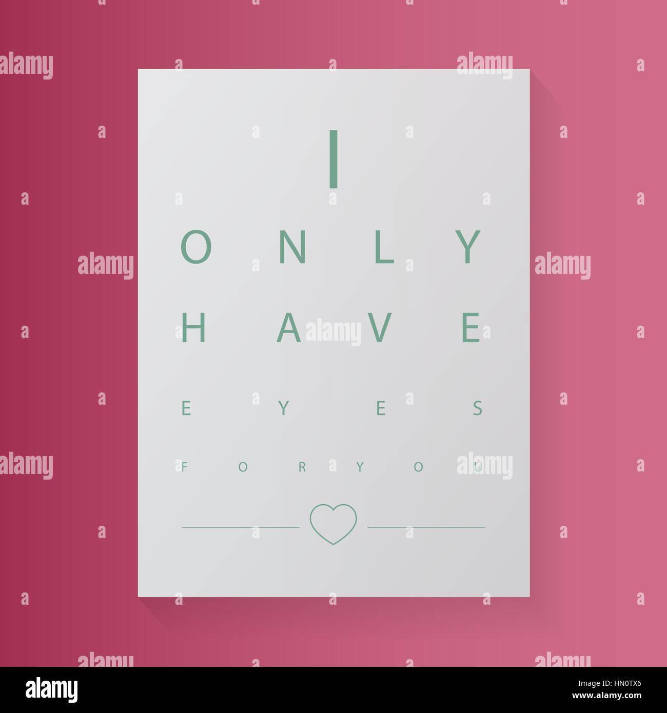 I only have eyes for you sign. Valentine's day. Vector illustration ...