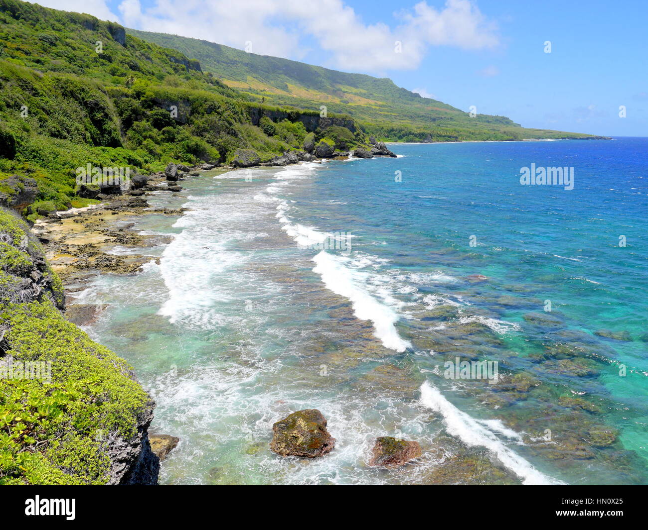Scenic coastal views of Rota, CNMI Stock Photo - Alamy