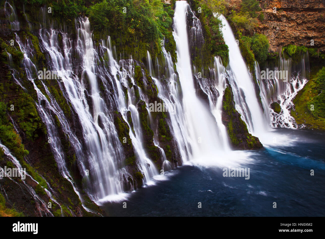 Beautiful Burney Falls Memorial State Park Stock Photo - Alamy