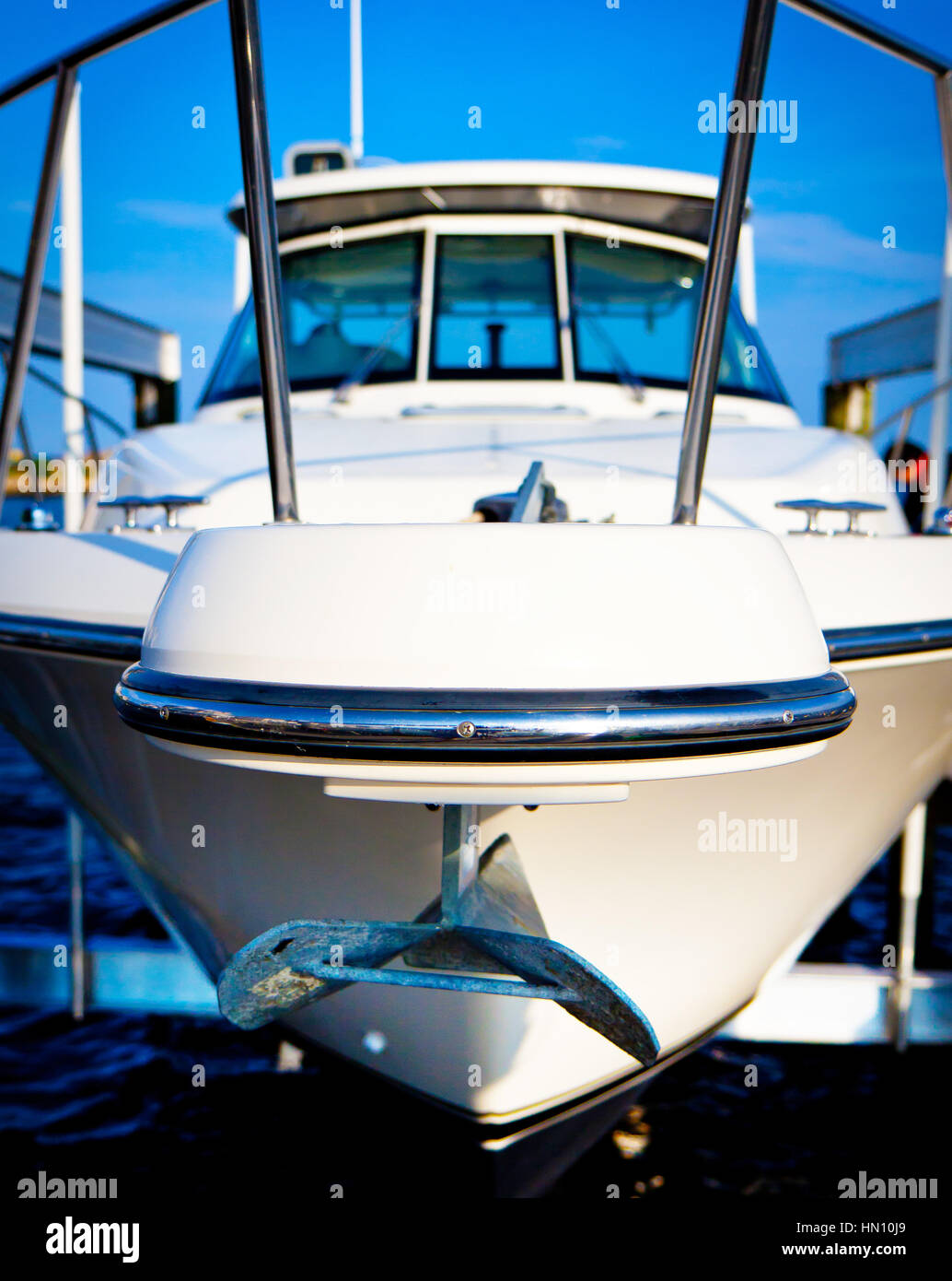 Sport fishing boat front speed hi-res stock photography and images - Alamy