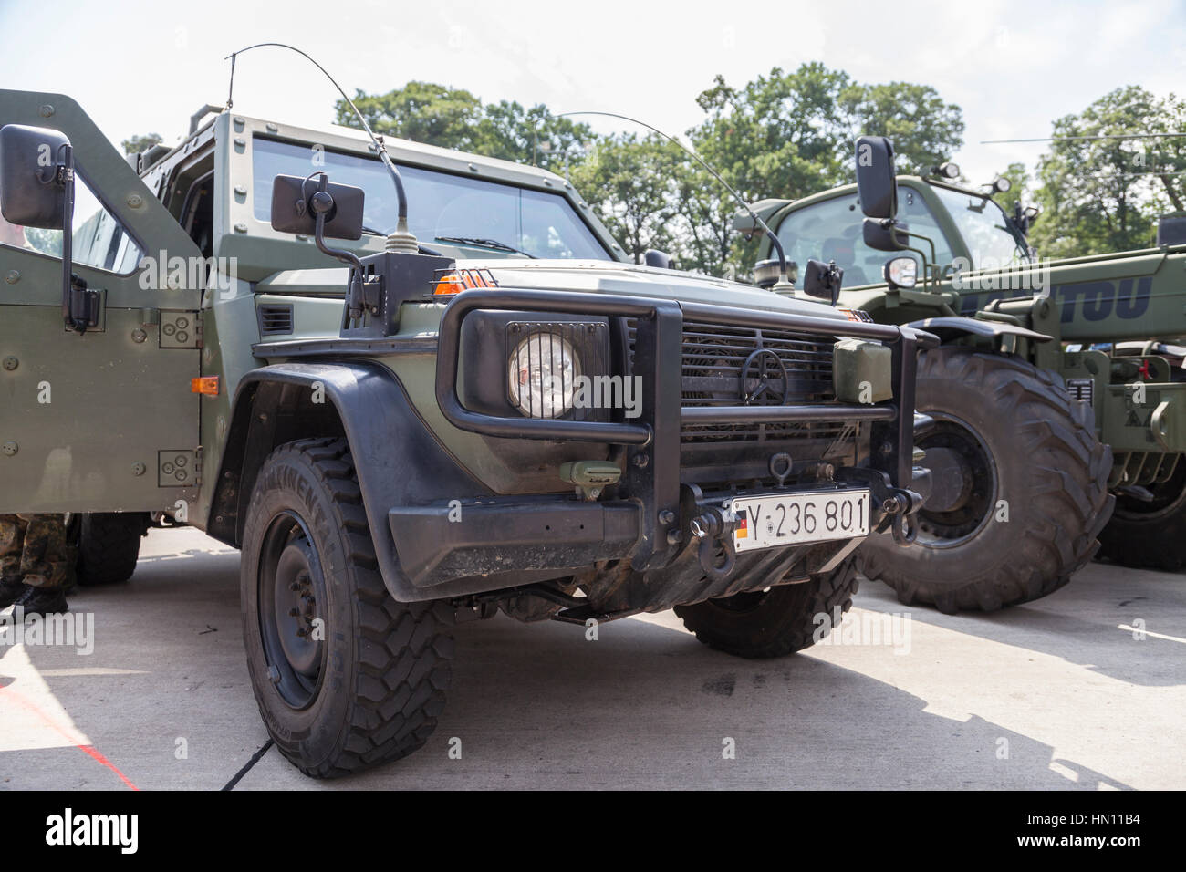 BURG / GERMANY - JUNE 25, 2016: german light armoured patrol vehicle ...