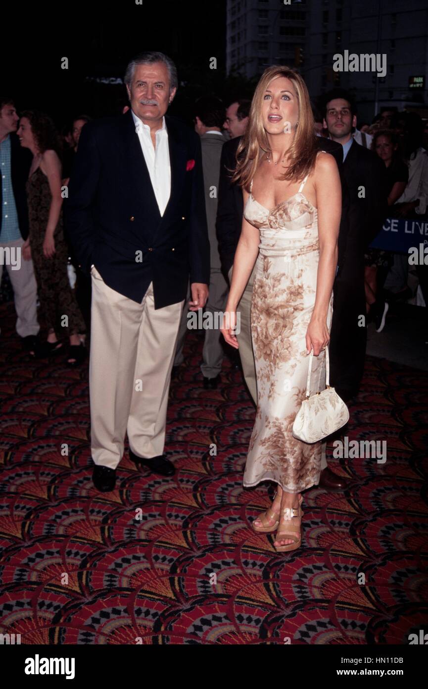 Jennifer Aniston with her father John Aniston at the special screening ...