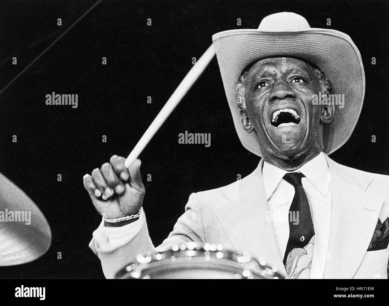 Art Blackey photographed in 1981 Stock Photo - Alamy