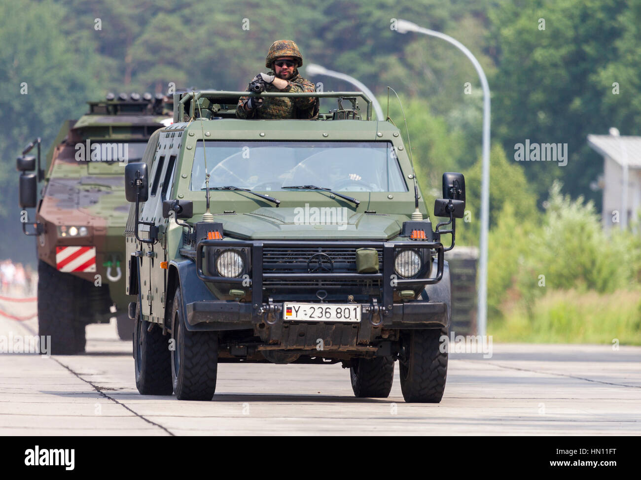 BURG / GERMANY - JUNE 25, 2016: german light armoured patrol vehicle ...