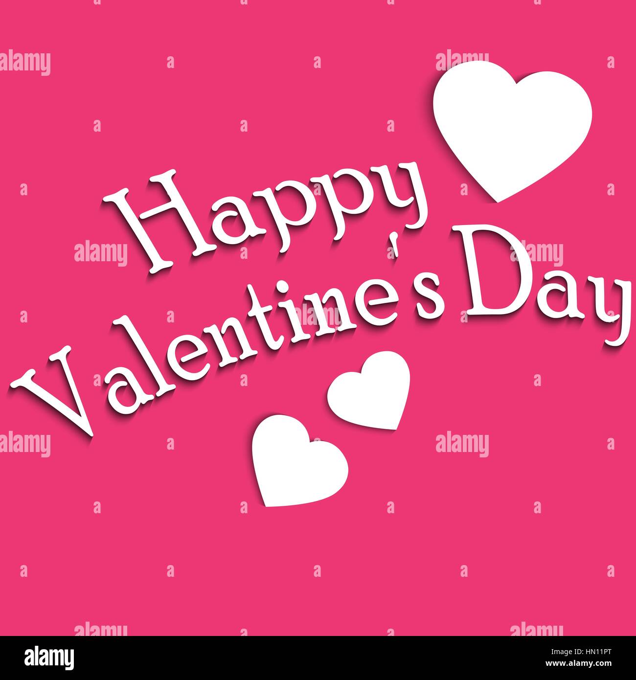 Valentines day white blank Stock Vector Images - Alamy