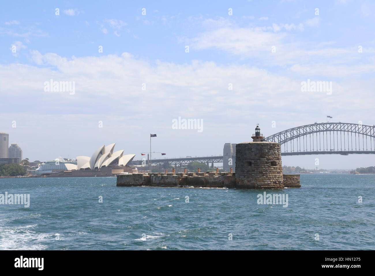 Fort Denison in Sydney Harbour Stock Photo - Alamy