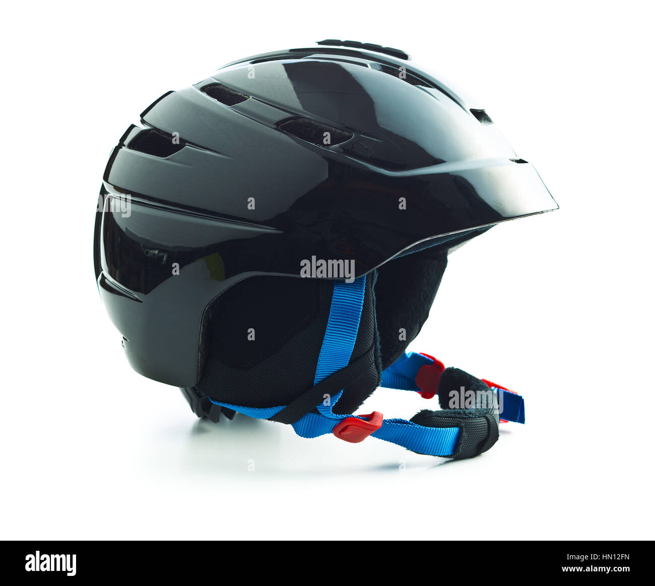 The ski helmet isolated on white background Stock Photo - Alamy