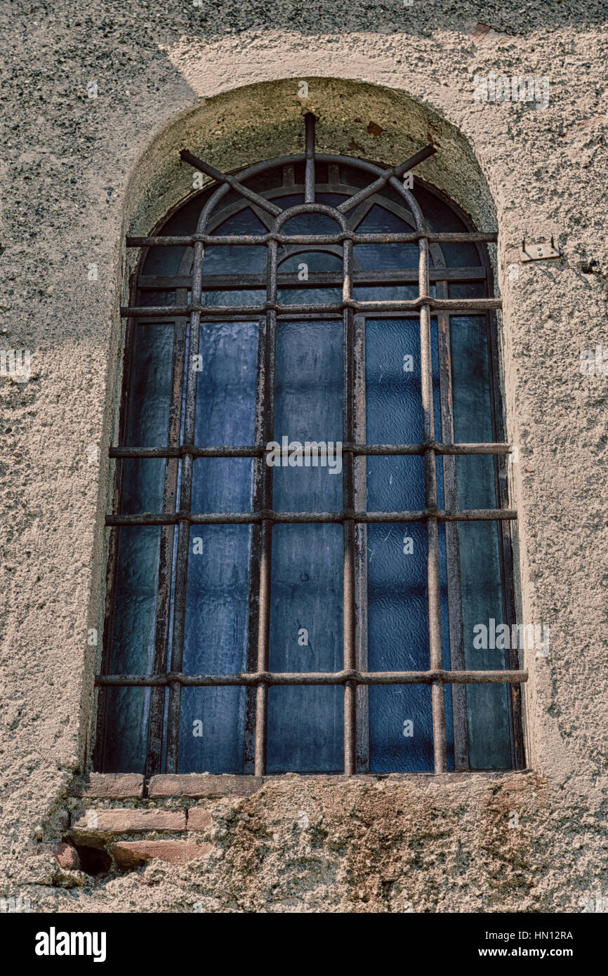 in italy antique historical medieval decoration wall and window Stock ...