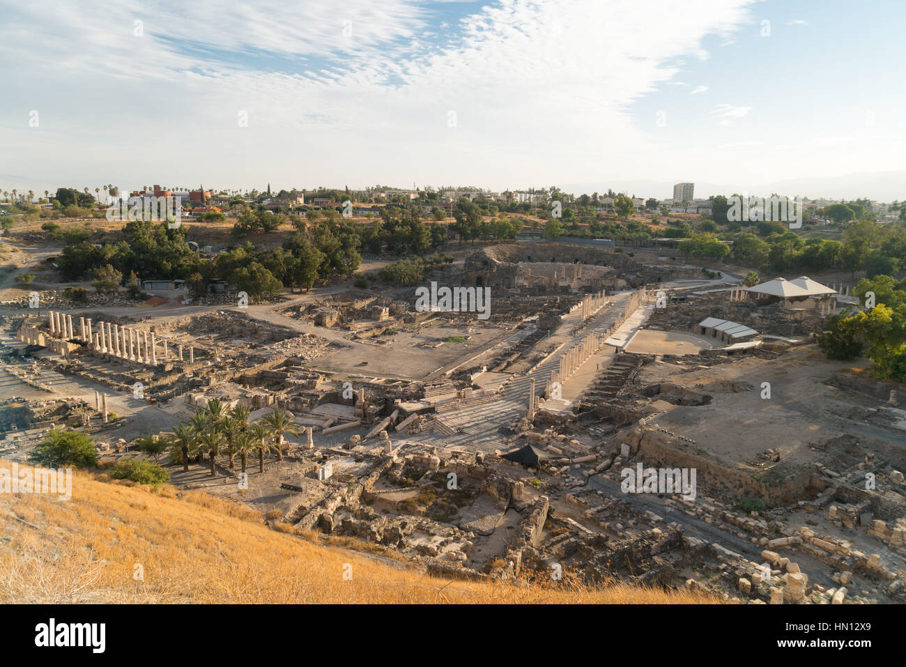 Bet Shean National Park (Scythopolis), Israel Stock Photo - Alamy