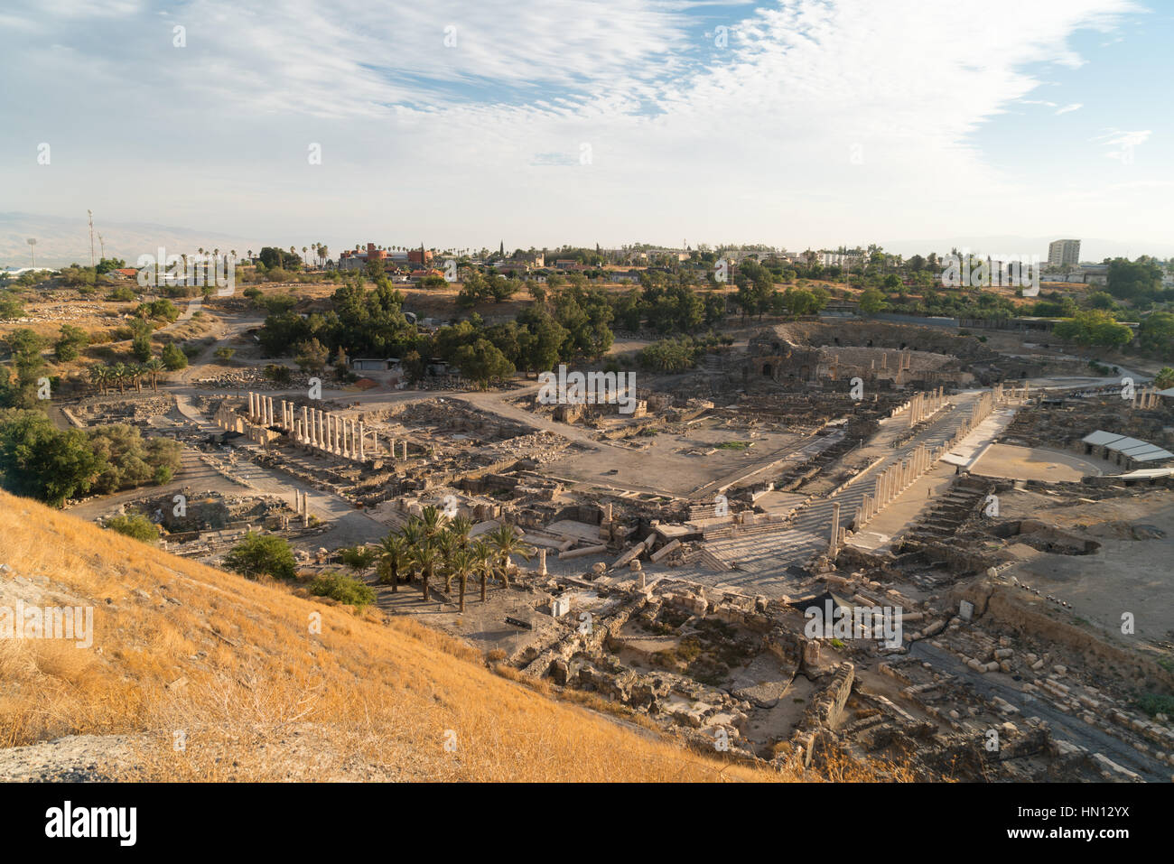 Bet Shean National Park (Scythopolis), Israel Stock Photo - Alamy
