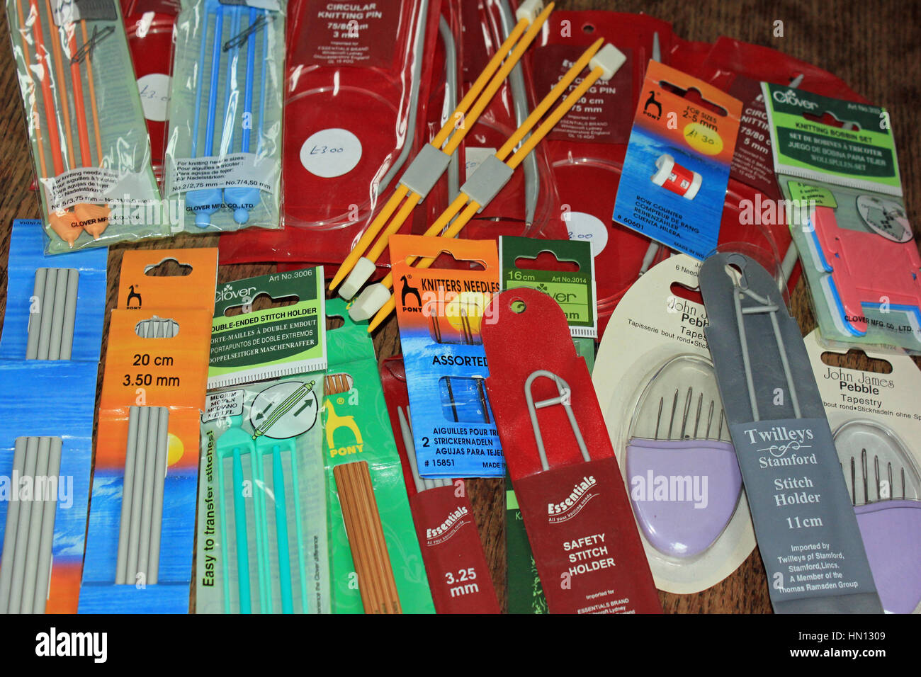Supplies for knitters hi-res stock photography and images - Alamy