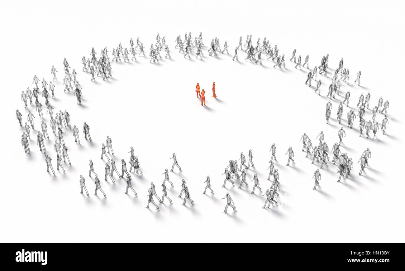 different thinking concept 3d rendering image Stock Photo - Alamy