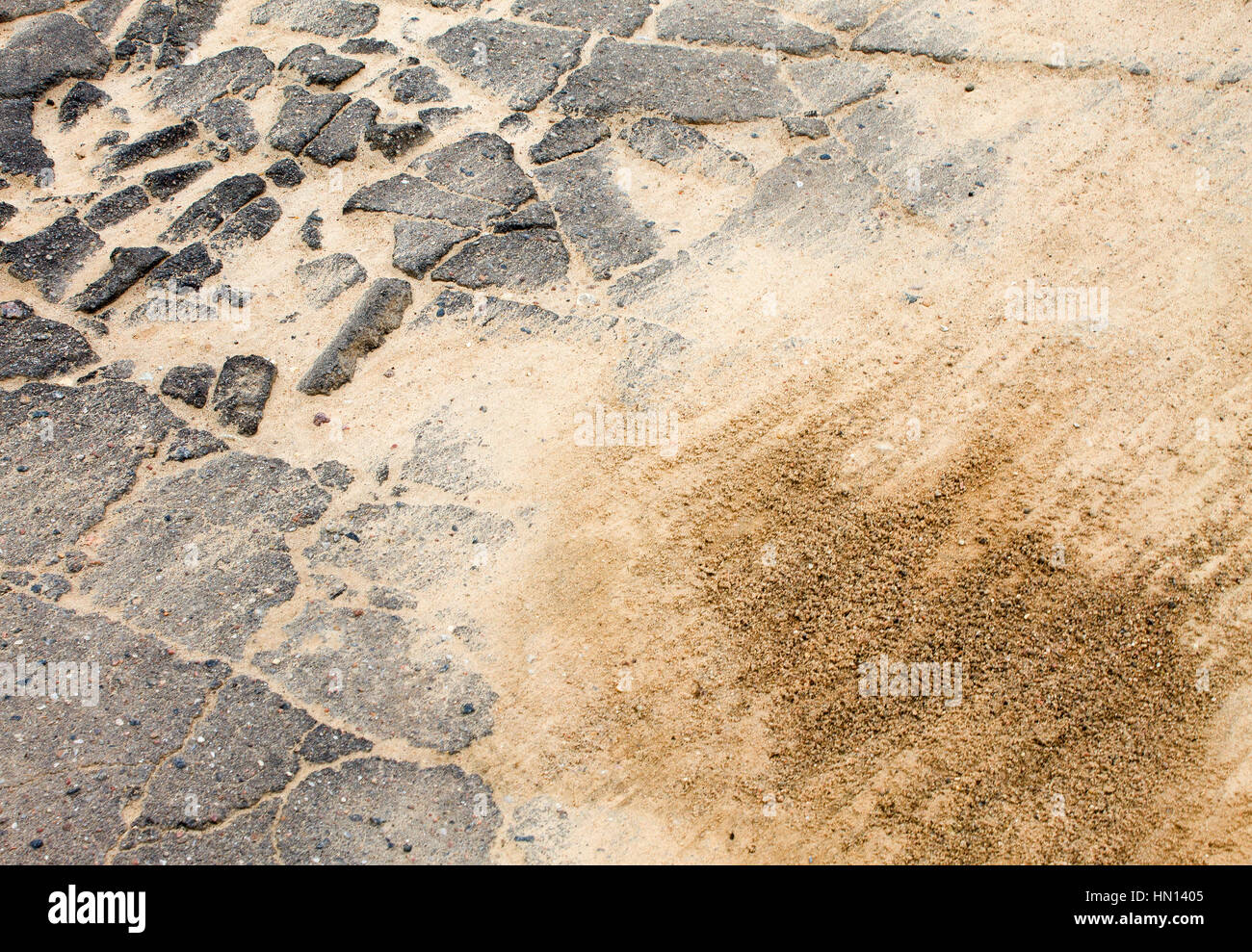 the destroyed asphalt,it is used for a background, design,the top view ...