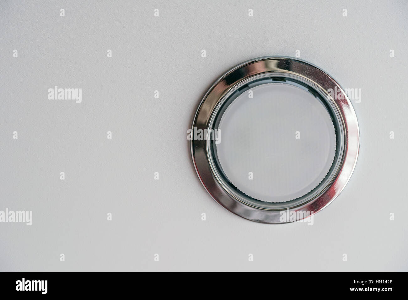 Close-up of recessed light fixture in ceiling Stock Photo - Alamy