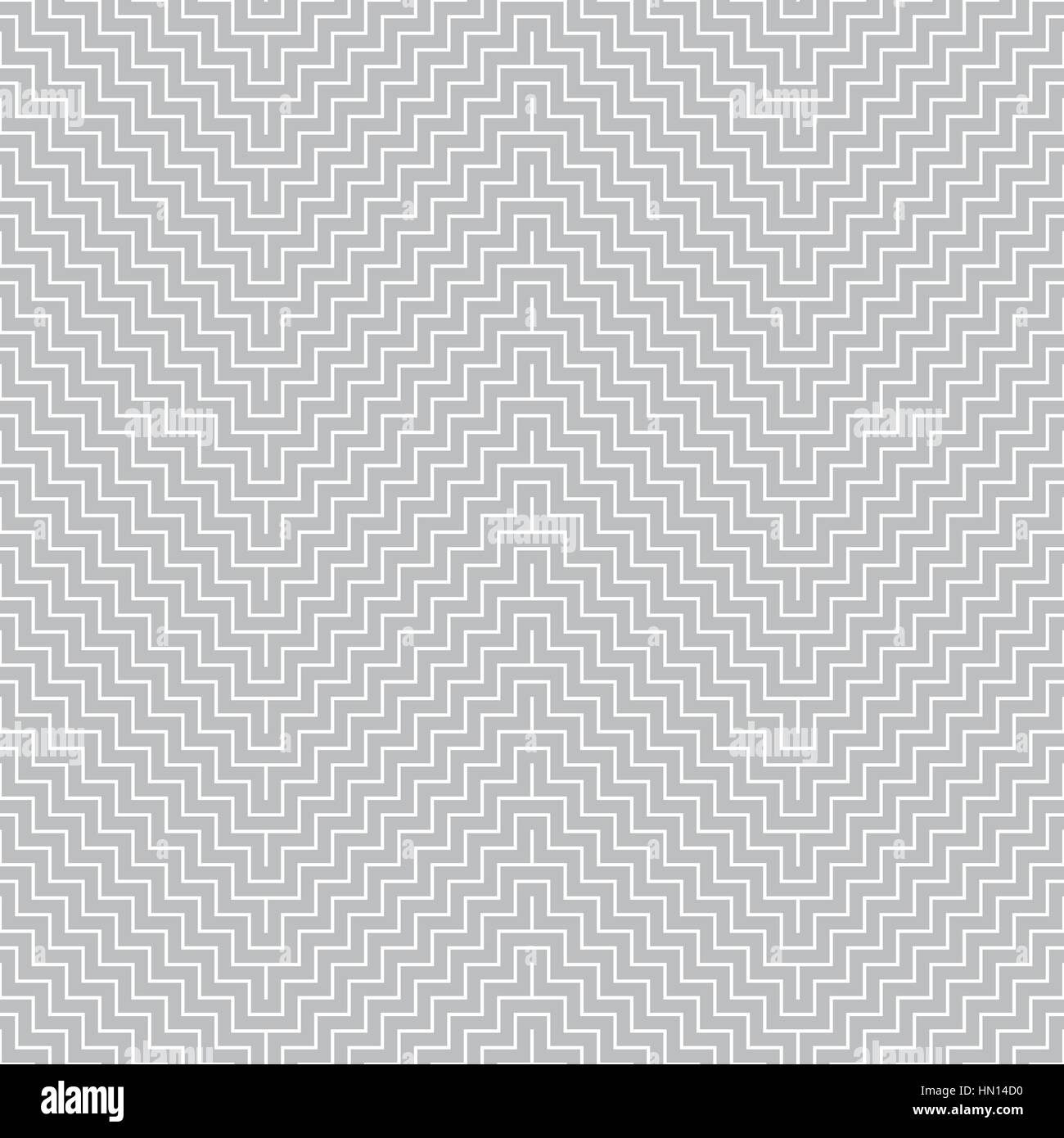 Seamless pattern. Stylish geometric texture with thin curved lines in ...