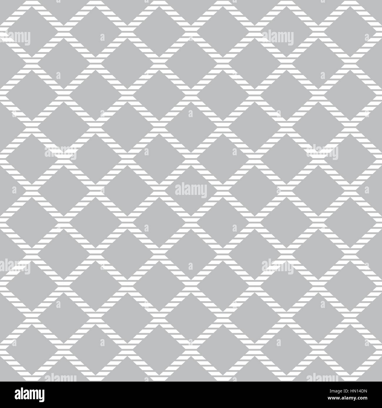 Seamless pattern. Stylish geometric texture with diagonal stripes. Repeating rhombus. Monochrome ...