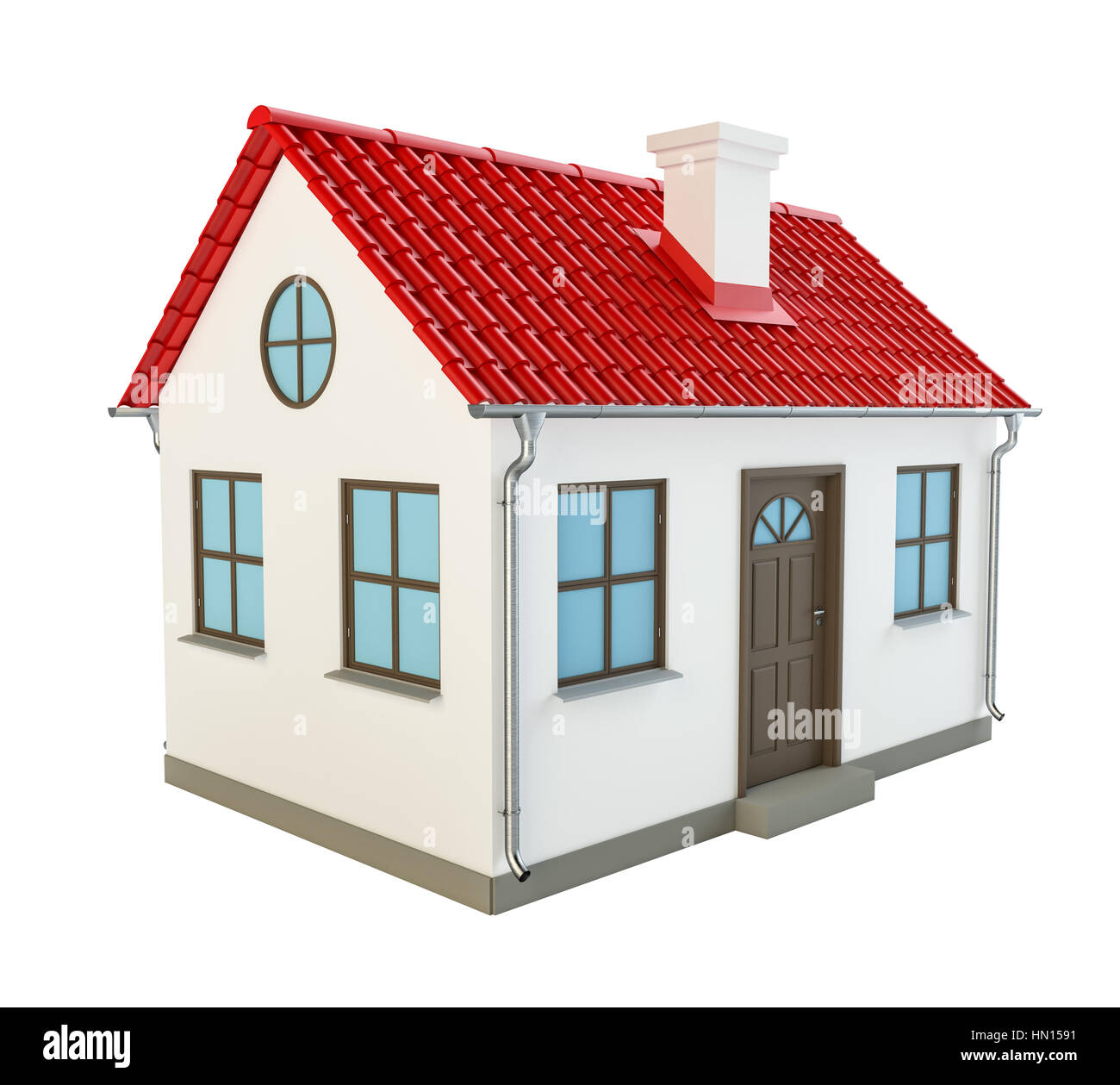 Cool detailed house icon Stock Photo - Alamy