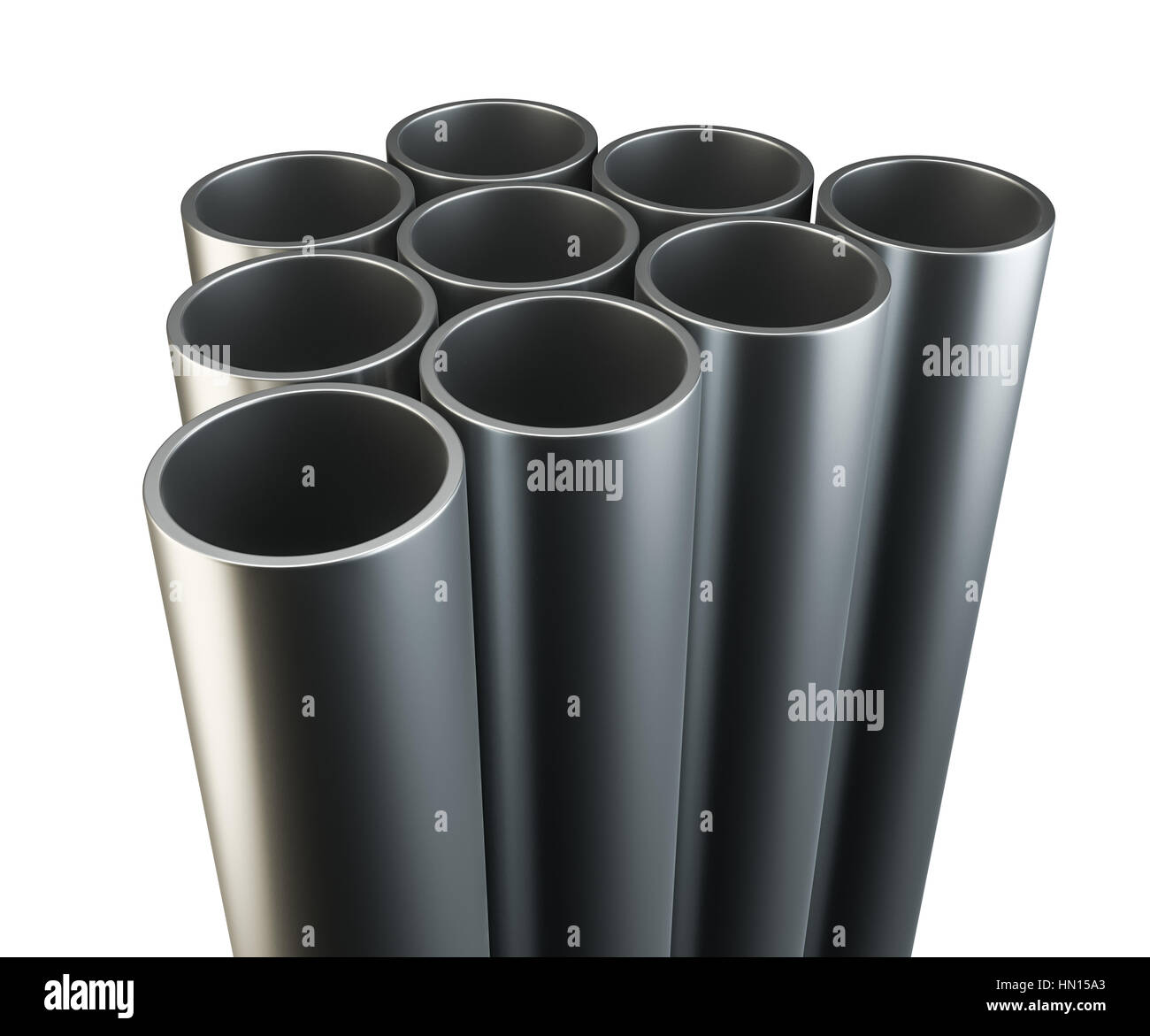 Tubes isolated on white background Stock Photo - Alamy