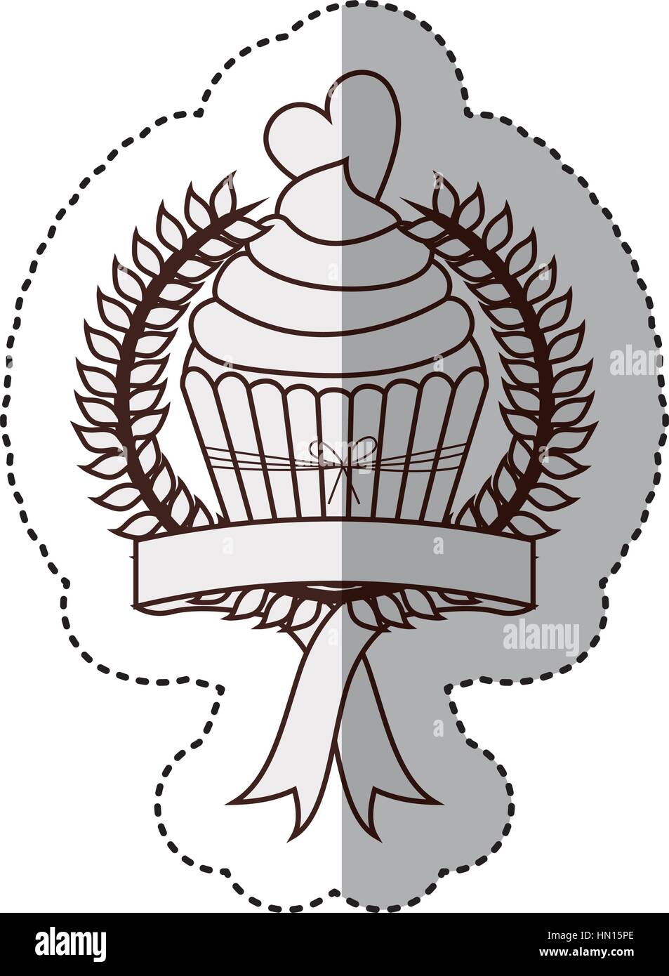 Olive muffin Stock Vector Images - Alamy