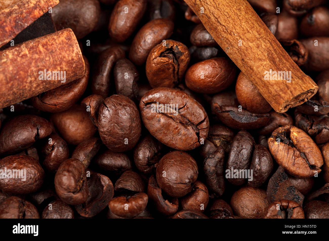 Grains of fragrant roasted coffee. Close-up. Background Stock Photo - Alamy