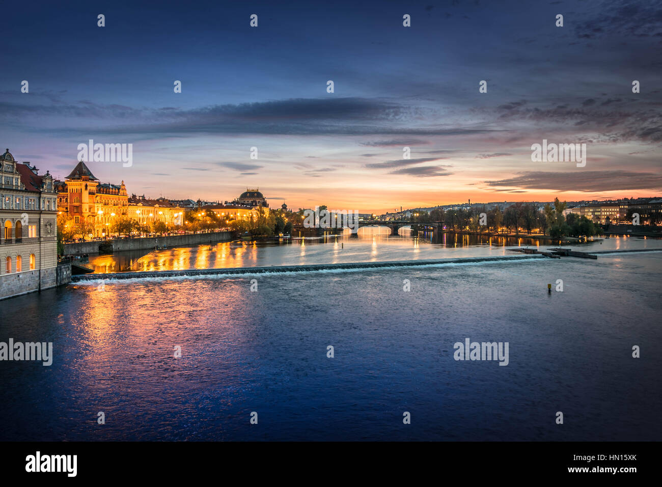 Prague sunset hi-res stock photography and images - Alamy