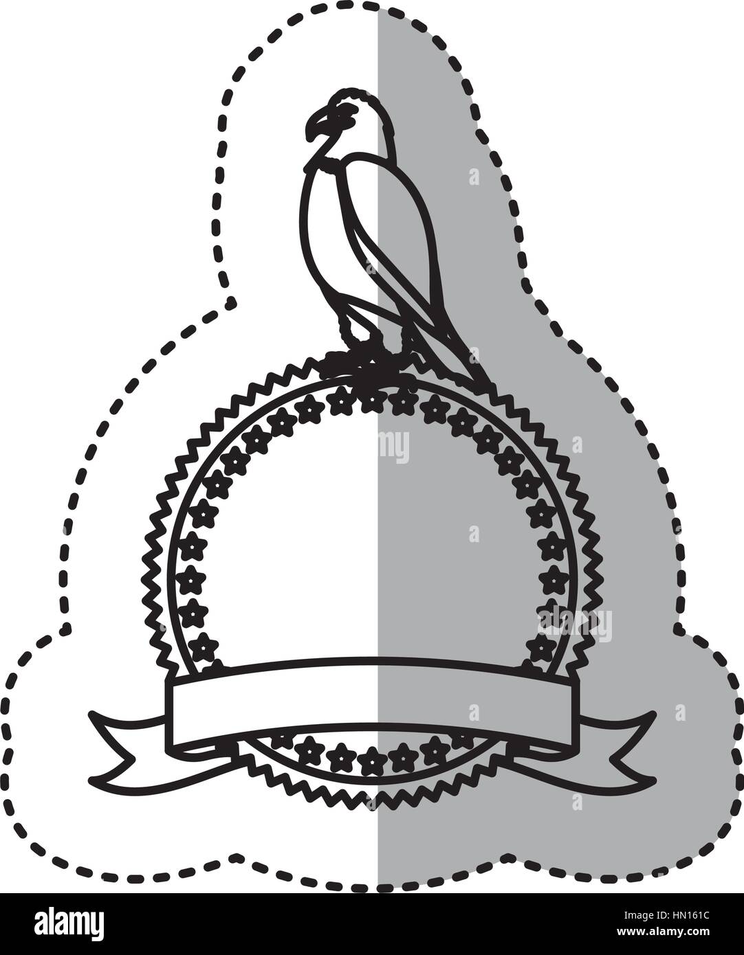 American bald eagle flying over Stock Vector Images - Alamy