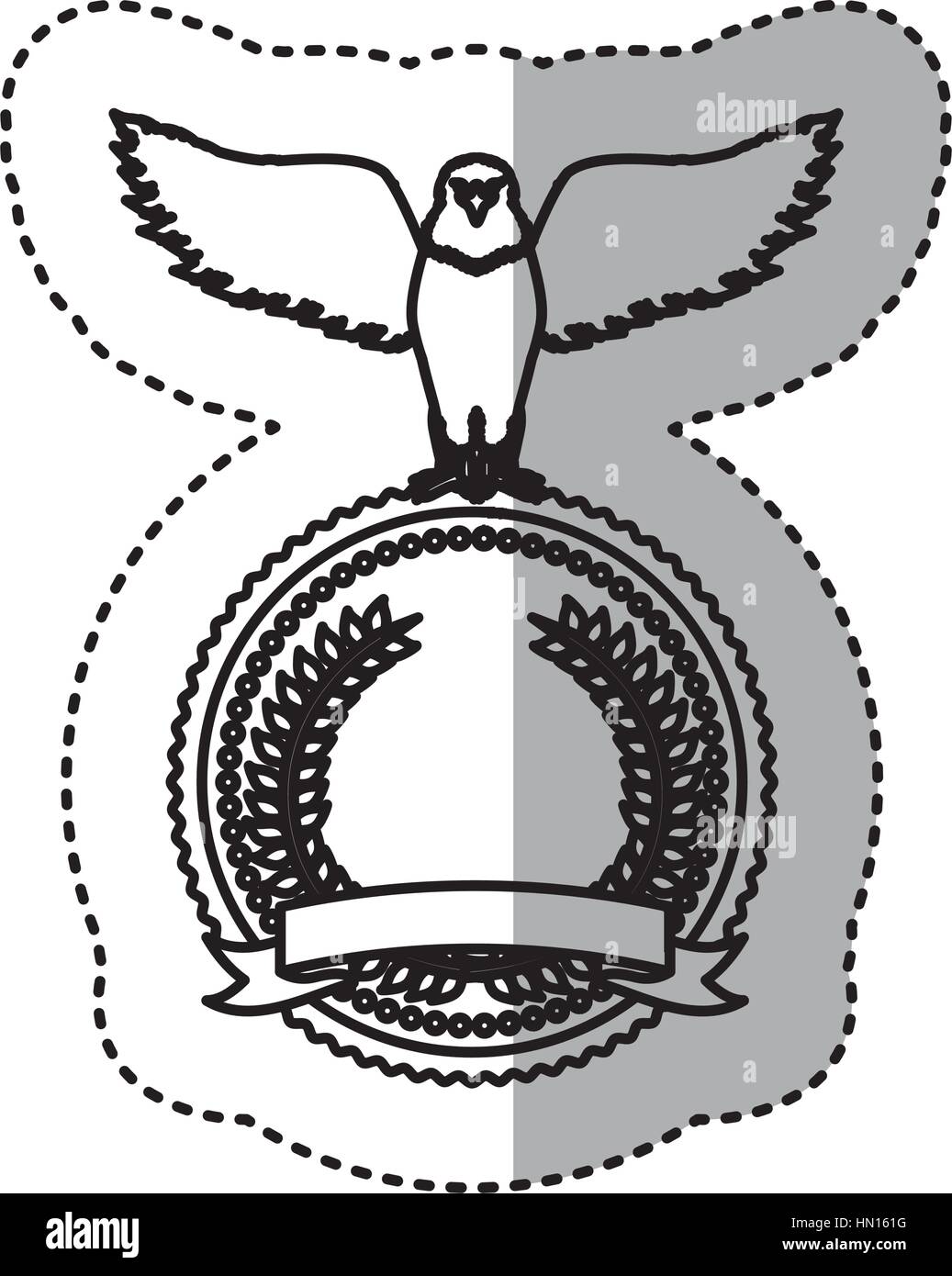 American bald eagle flying over Stock Vector Images - Alamy