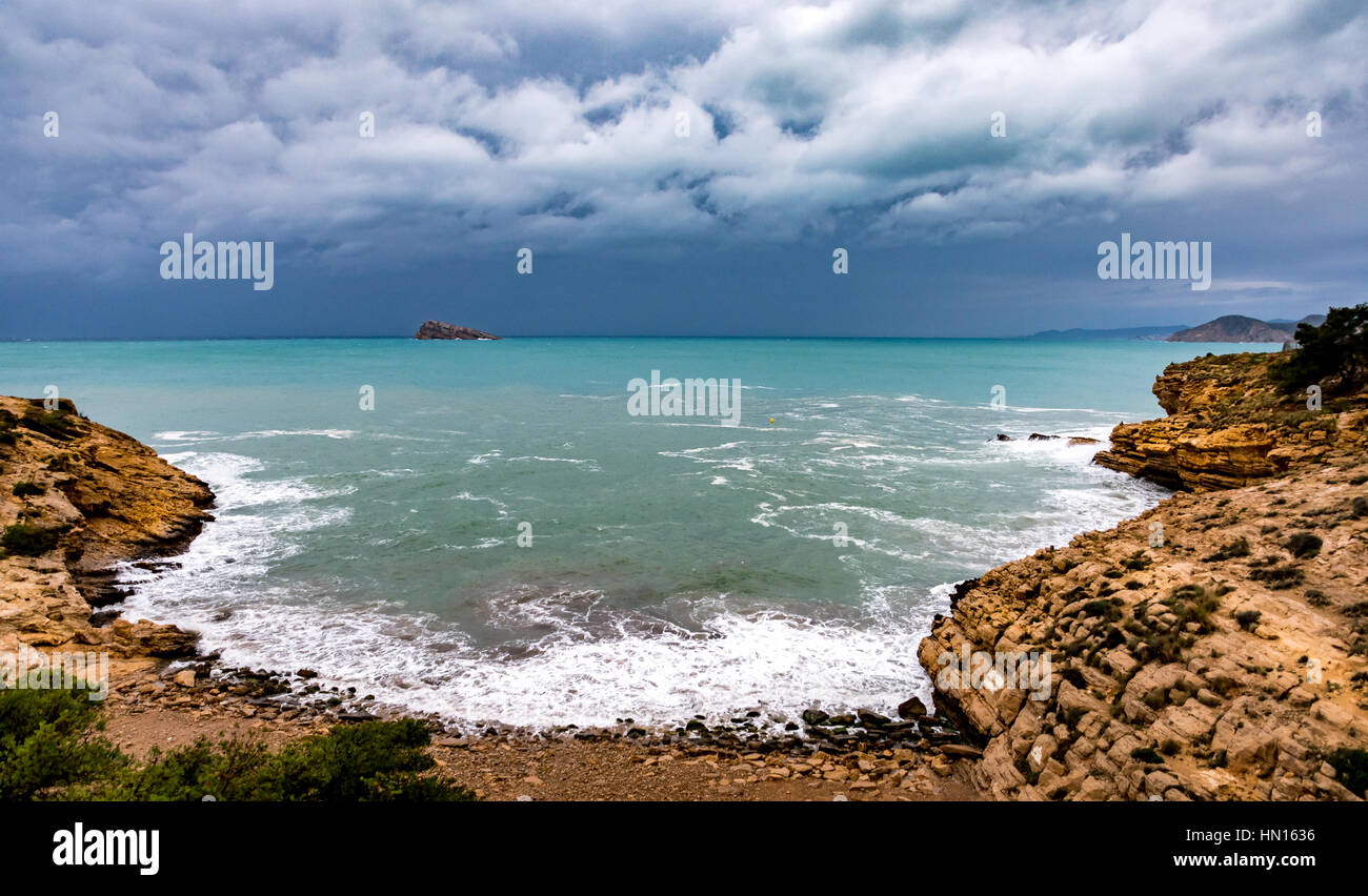 punta de pinet , benidorm Stock Photo - Alamy