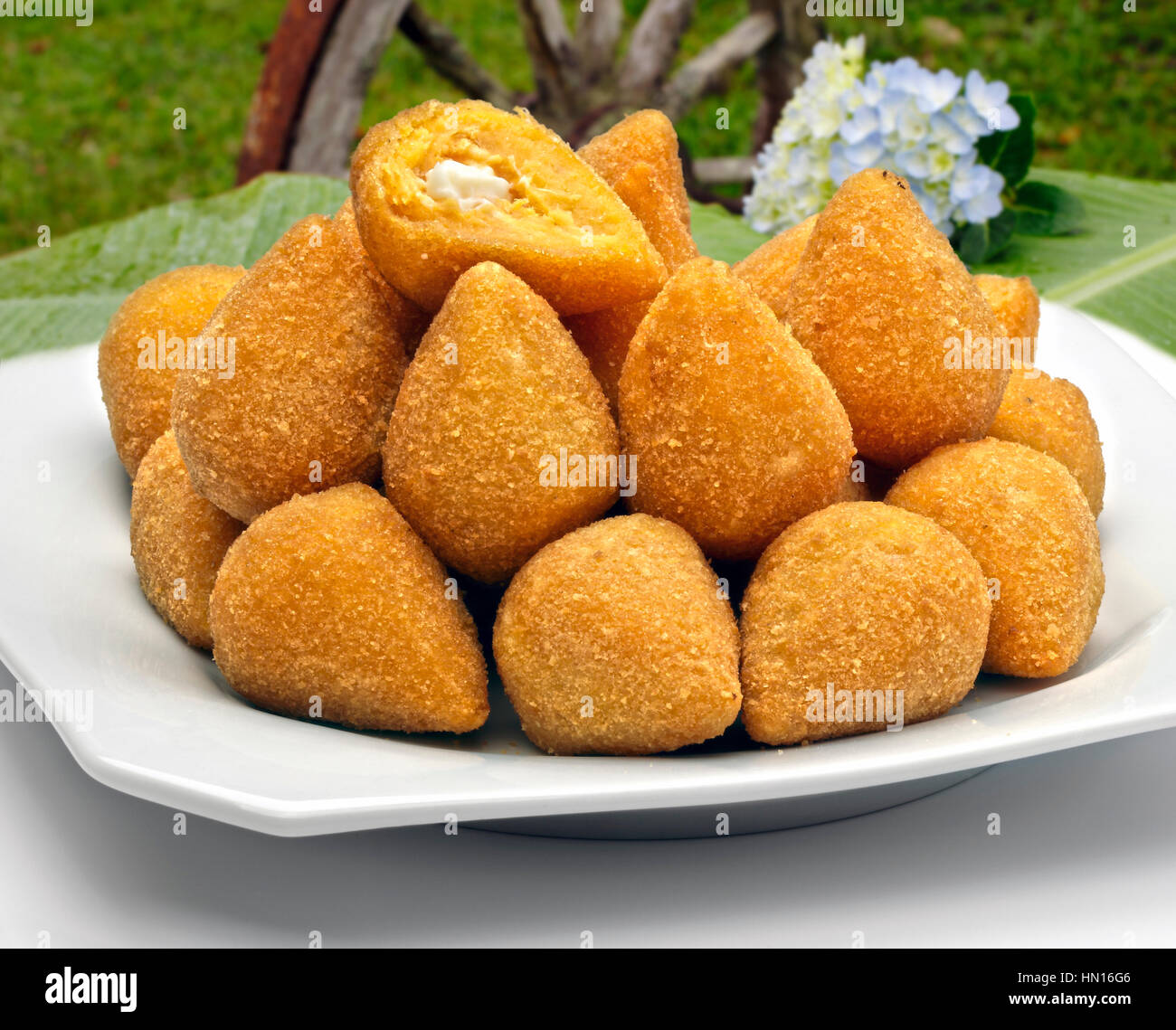 Coxinha de Galinha - Brazilian deep fried chicken snack, popular at ...