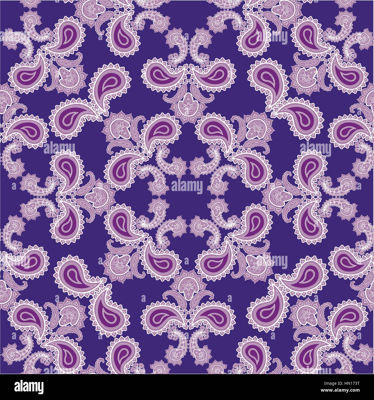 Flourish seamless pattern. Abstract floral geometric background ...