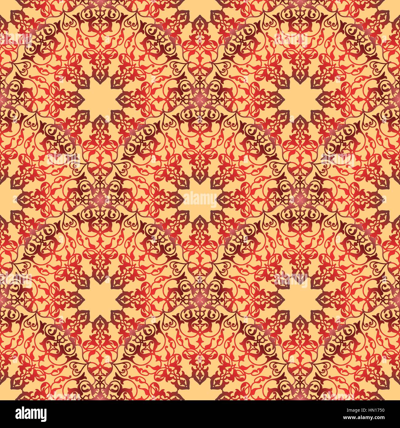 Abstract flourish seamless pattern Floral linear ornamental texture ...