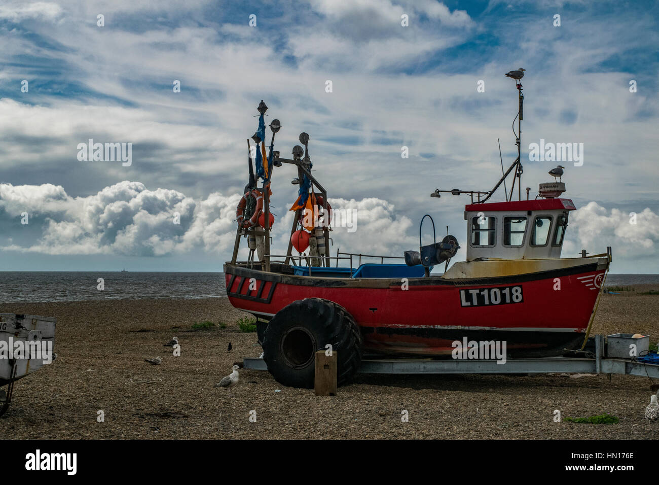 Fishing Boat, Aldeburgh, England Stock Photo - Alamy