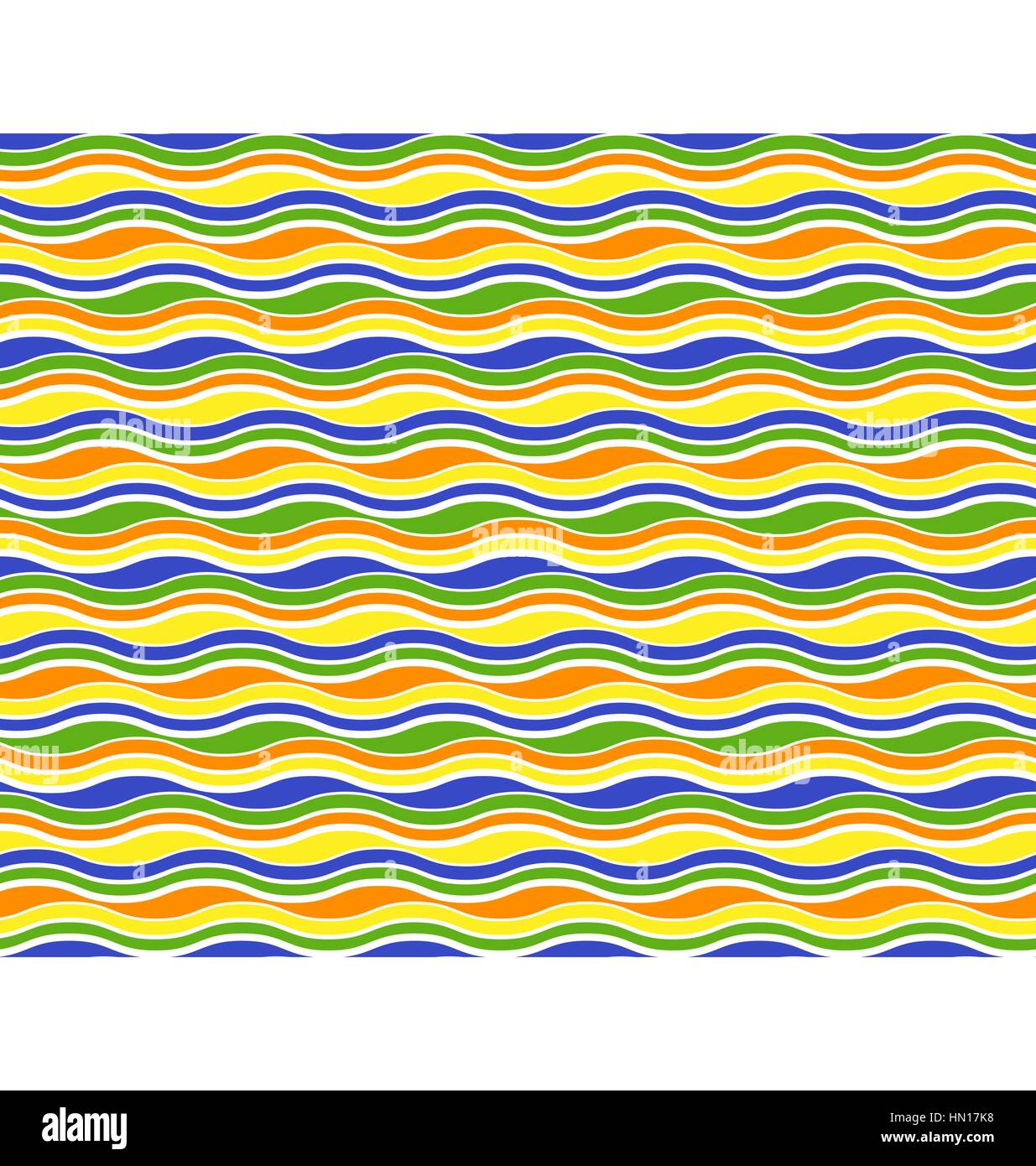 Bright abstract seamless horizontal wave pattern Stock Vector Image ...