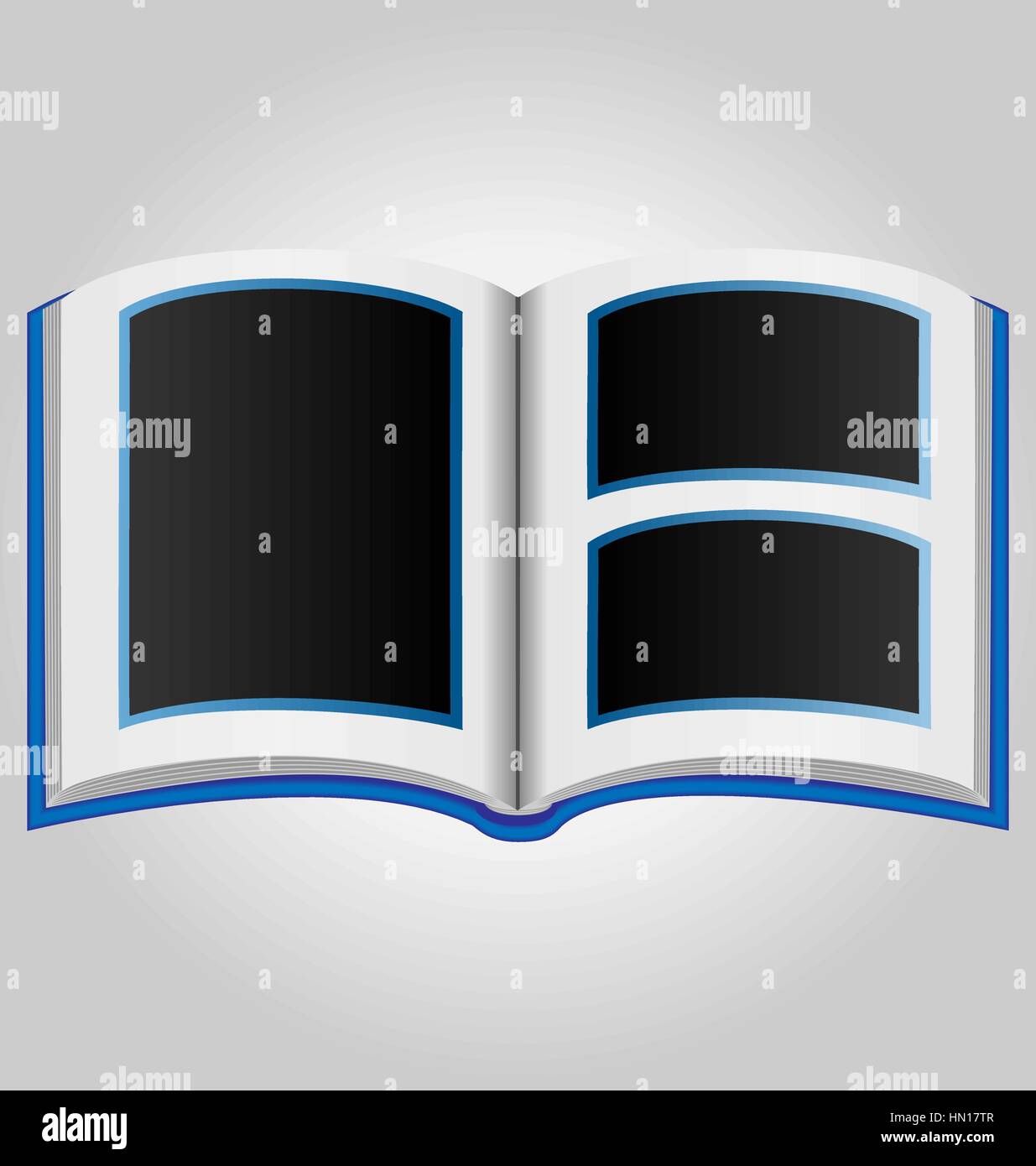 Photo book presentation Stock Vector Images - Alamy