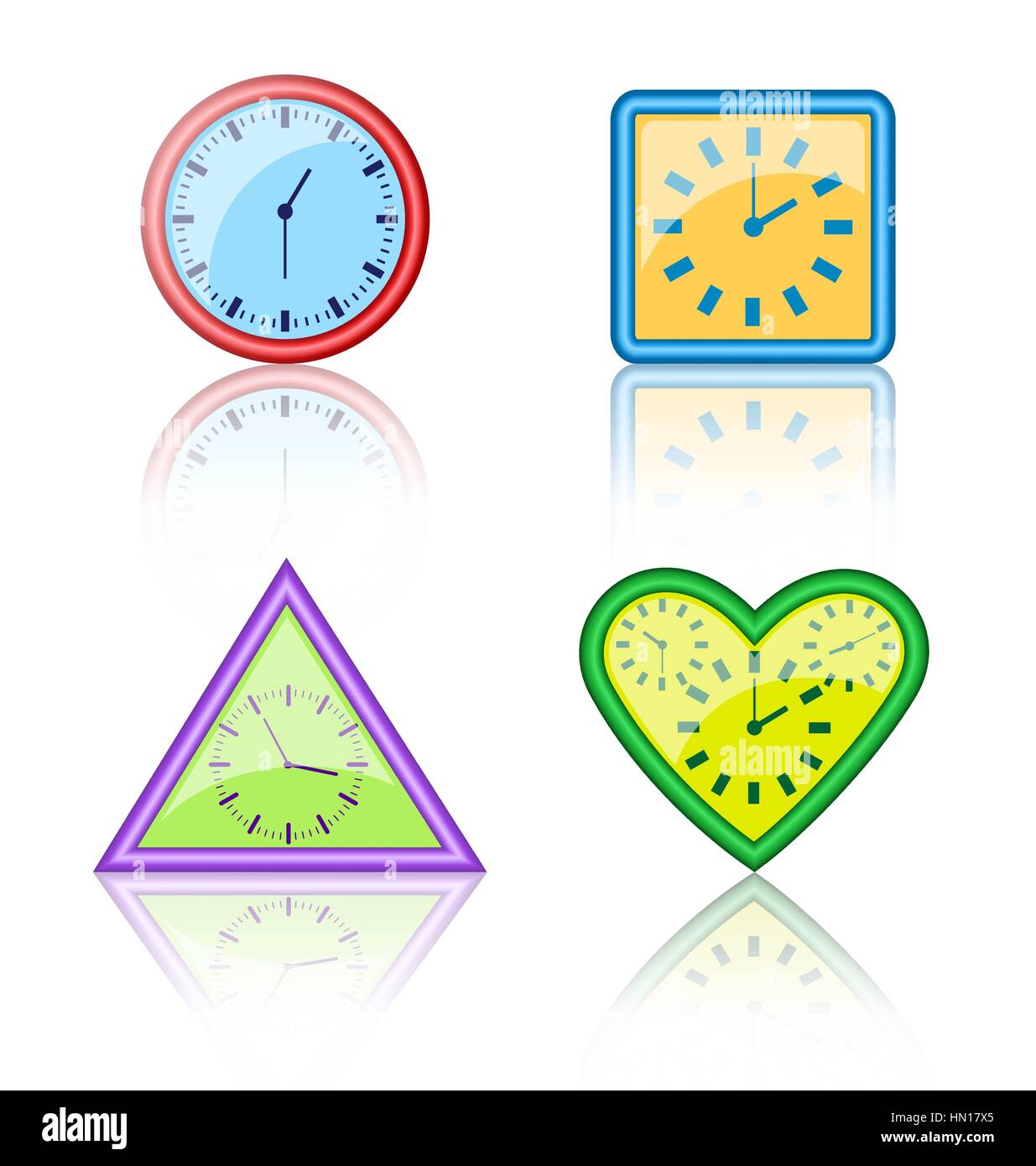 Reflexion moment Stock Vector Images - Alamy