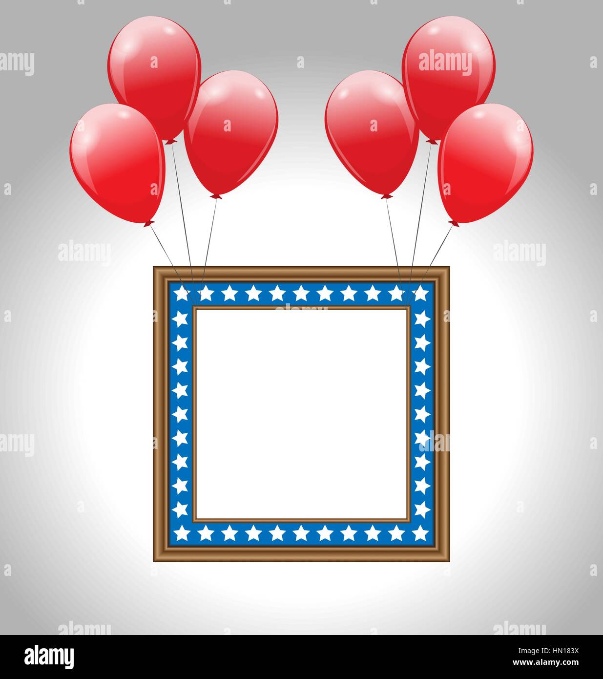 Blue rectangle red border Stock Vector Images - Alamy