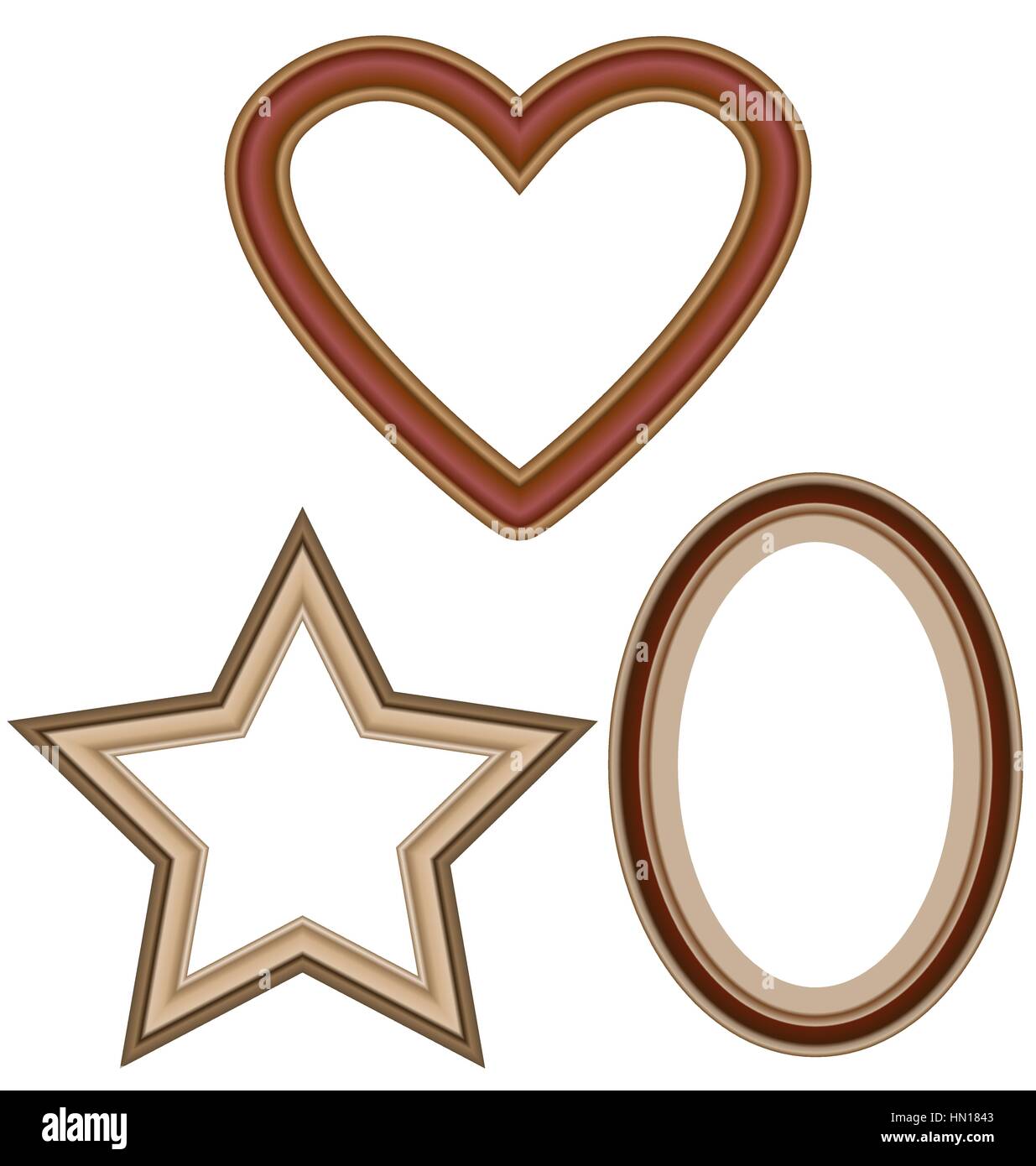 Three wooden frames Stock Vector Image & Art - Alamy