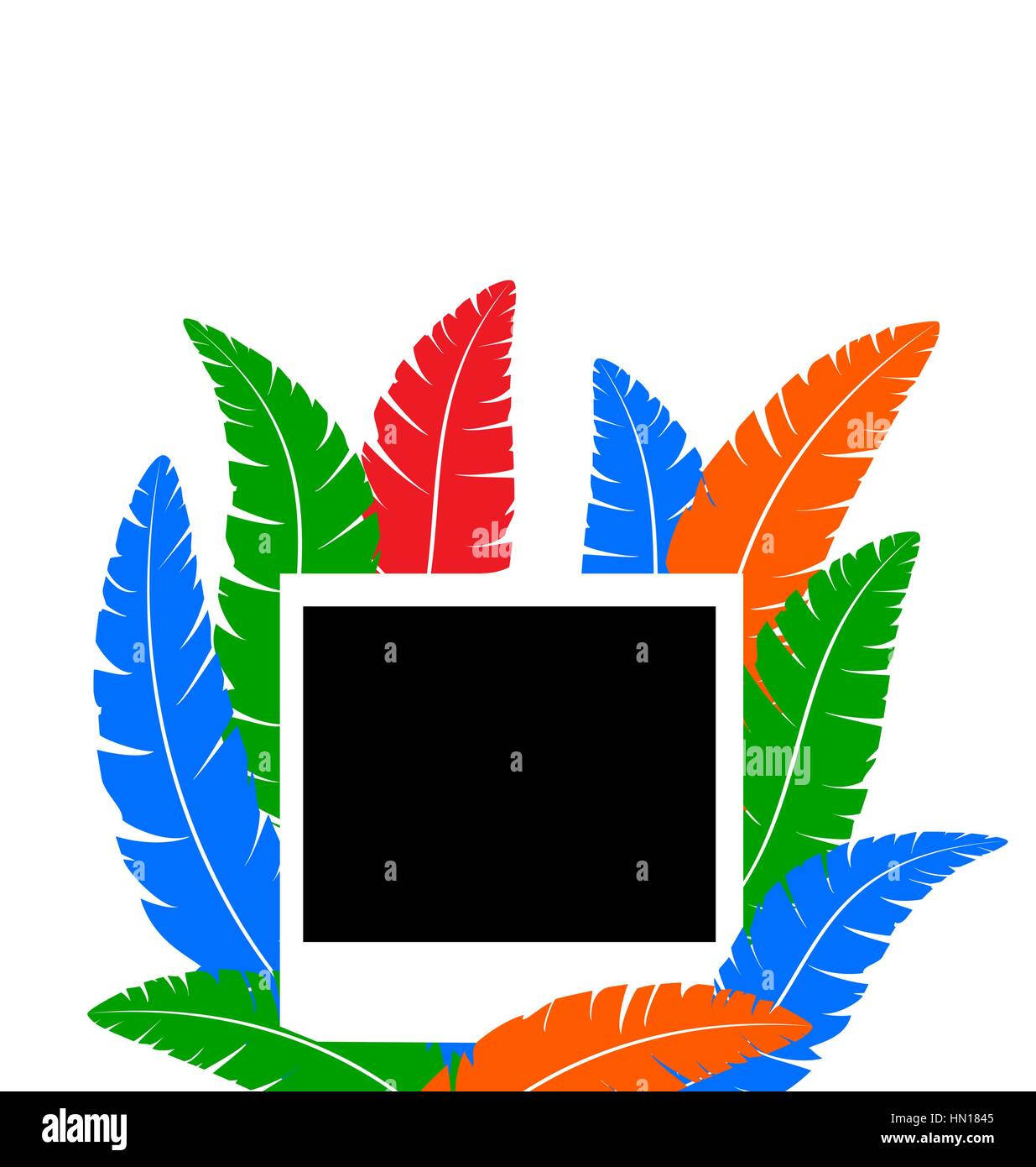 Vertical color photo paper Stock Vector Images - Alamy