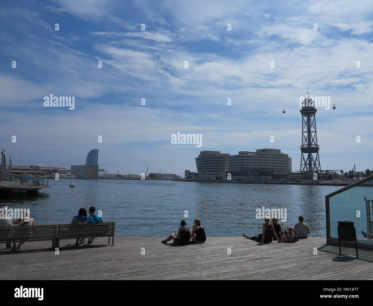 Barcelona docks hi-res stock photography and images - Alamy