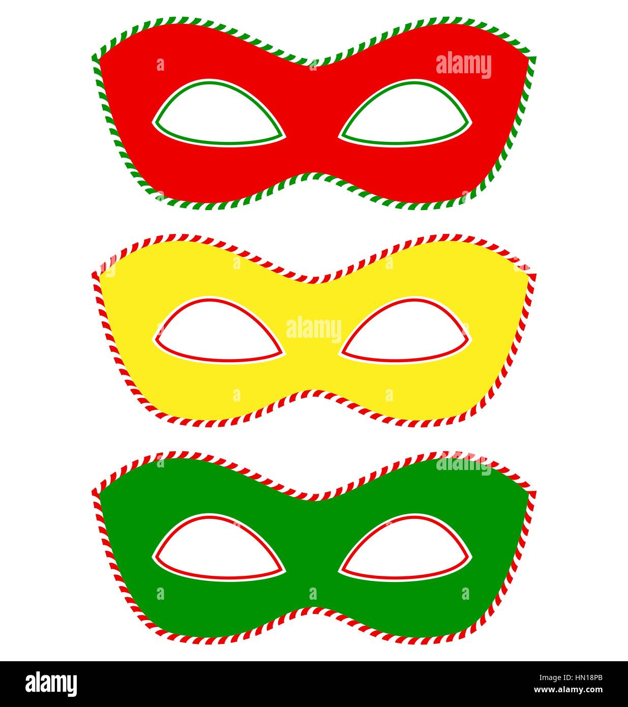Masks venice italy Stock Vector Images - Alamy