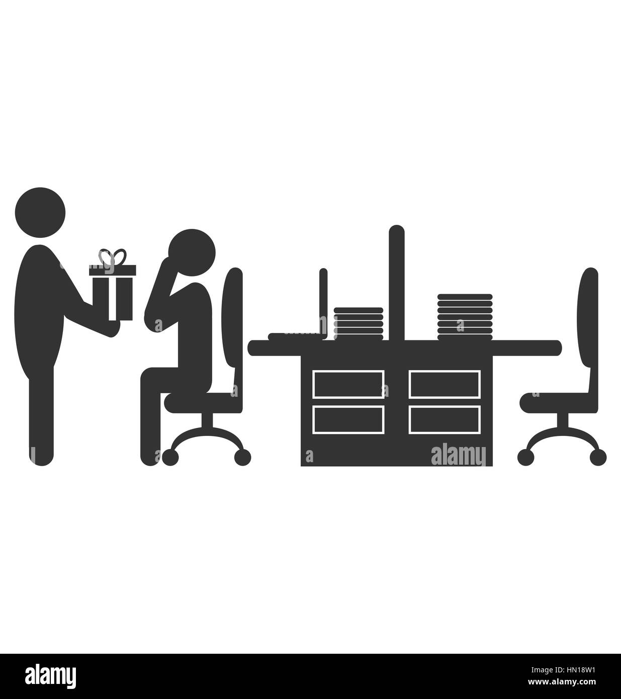 Work pleasant Stock Vector Images - Alamy