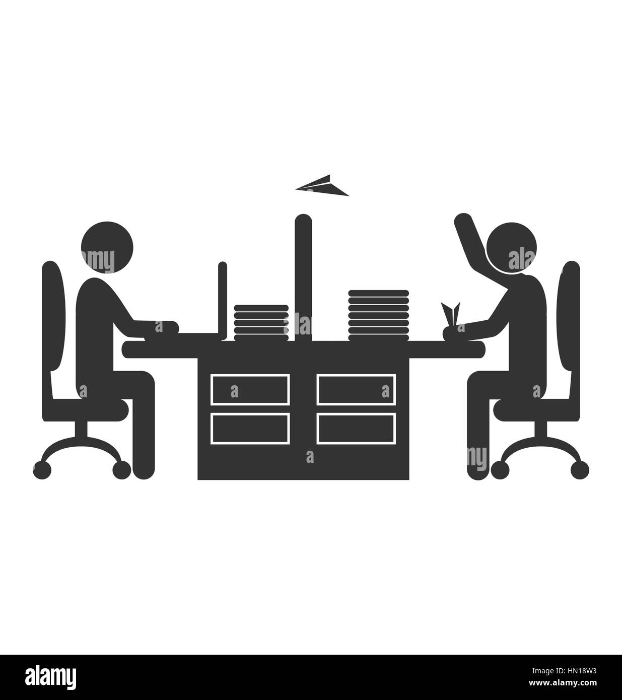 Workday icon Black and White Stock Photos & Images - Alamy