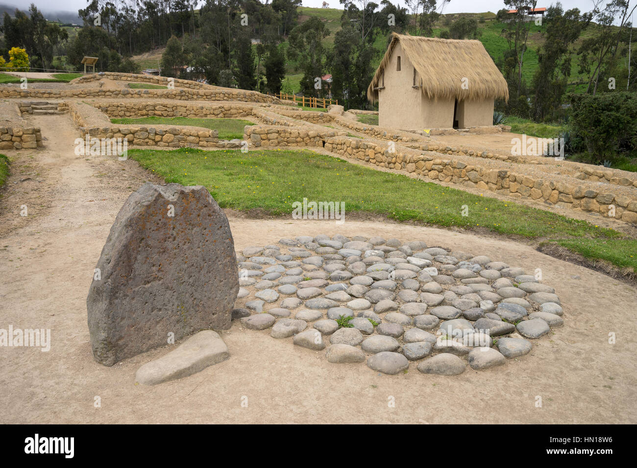 Inka sun dial stone walls hi-res stock photography and images - Alamy