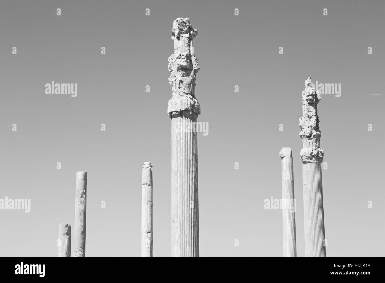blur in iran persepolis the old ruins historical destination monuments ...
