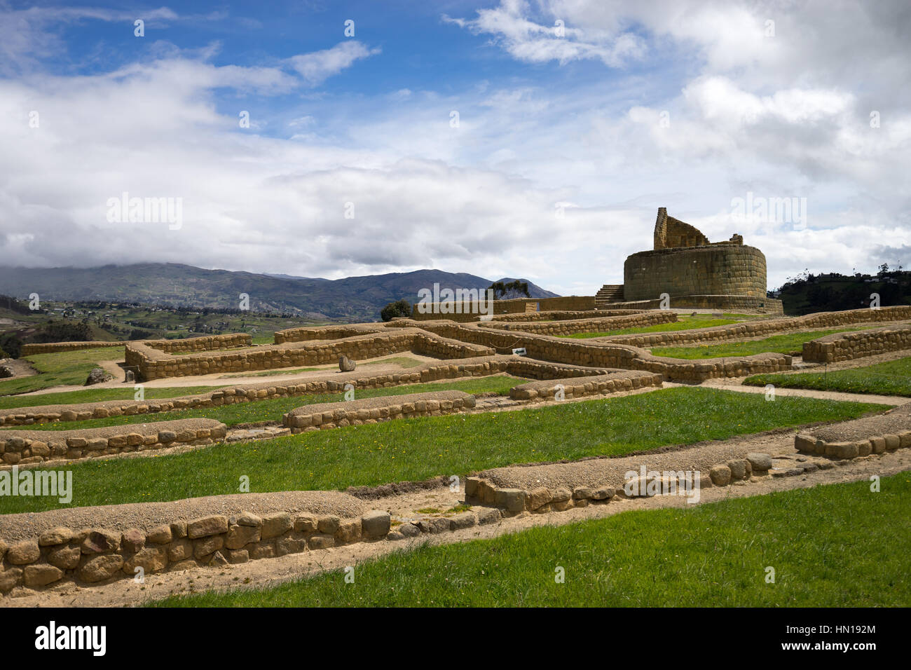 Ingapirca inka ruins details in Ecuador Stock Photo - Alamy