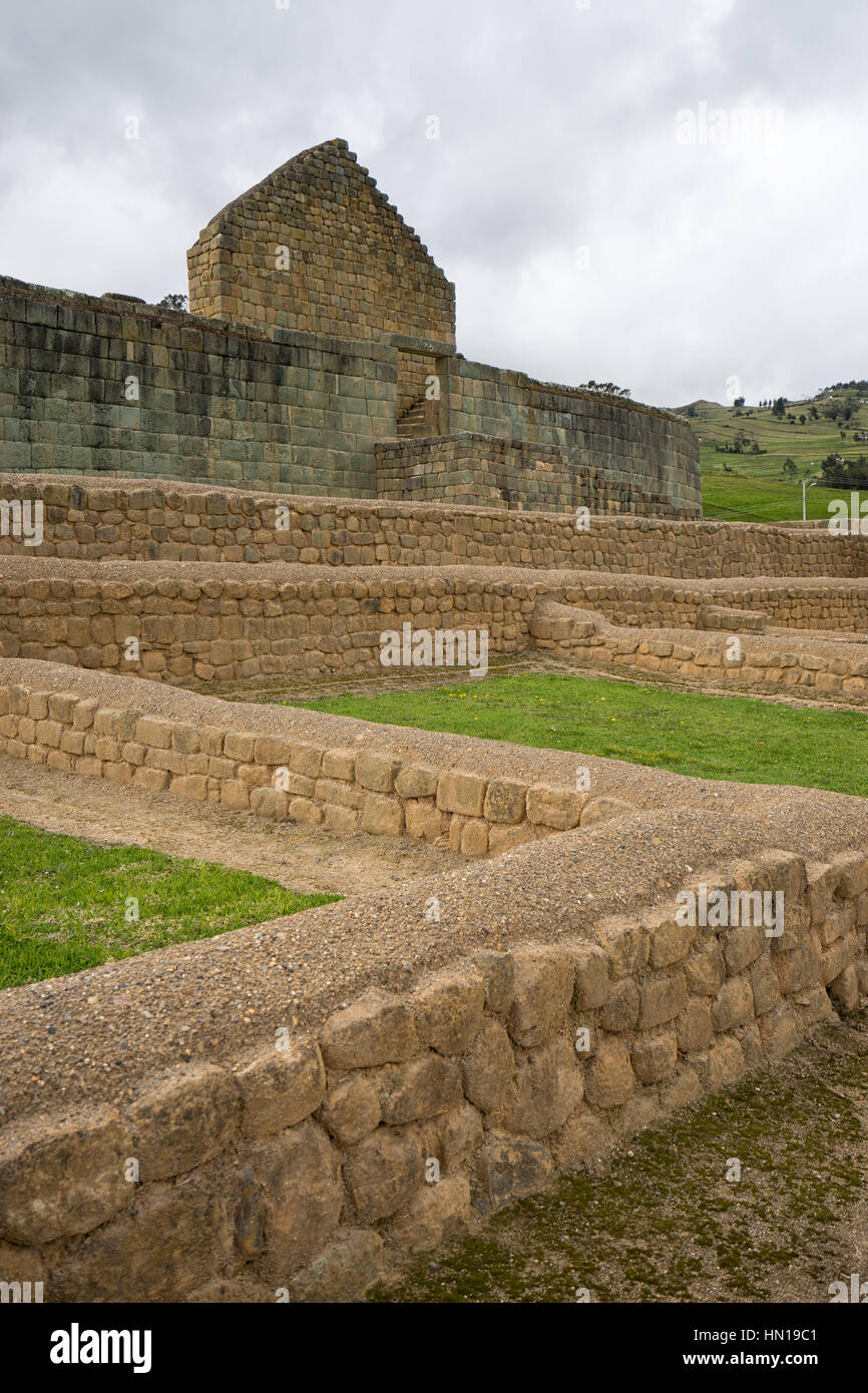 Ingapirca inka ruins details in Ecuador Stock Photo - Alamy