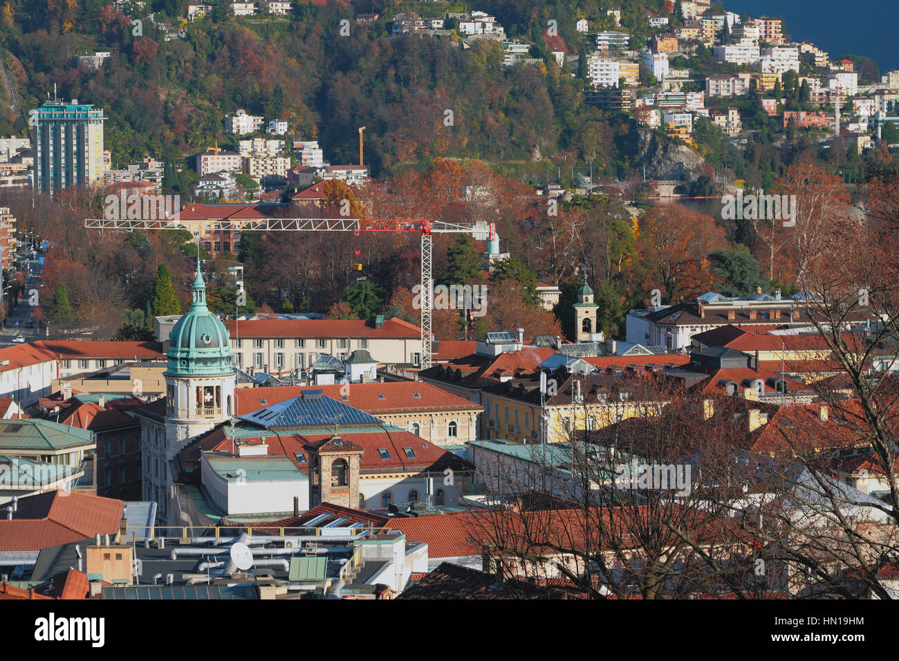 Switzerland europe lugano city hi-res stock photography and images - Alamy