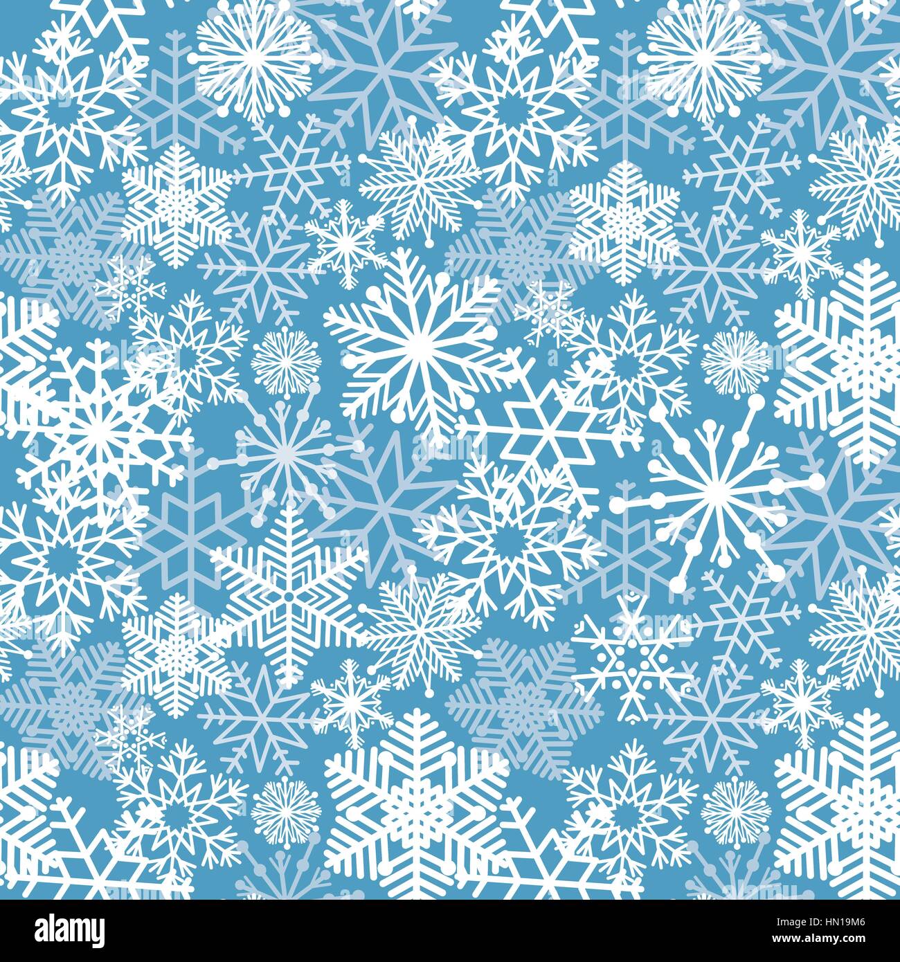 Snowflakes seamless pattern. Winter textured background. Christmas Snow ...